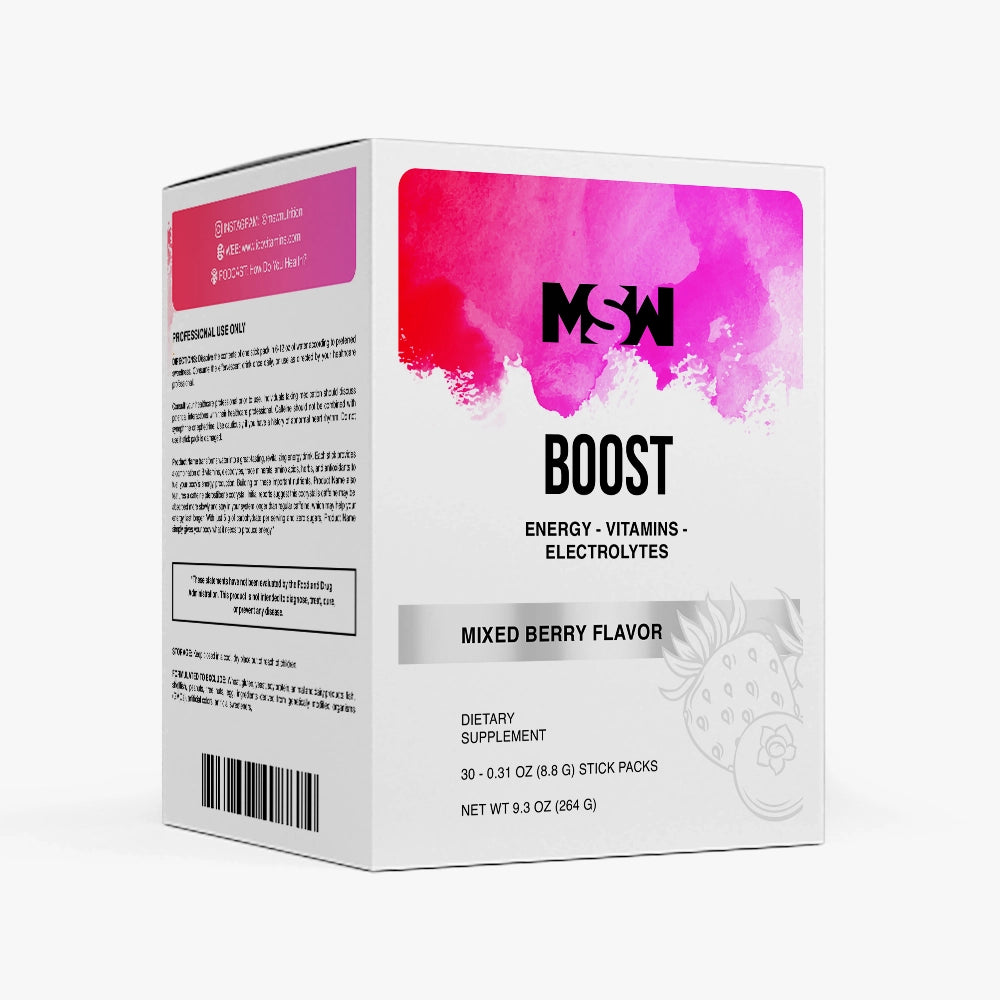 Boost (Energy, Electrolytes, Multi-Vitamin) – MSW Nutrition
